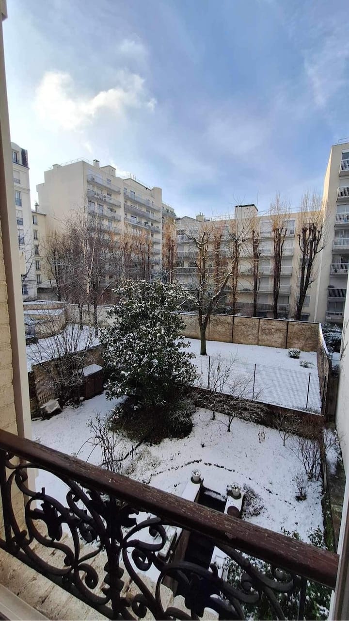 Hiver : Appartement 2 Chambres, -15 Min Paris - Courbevoie