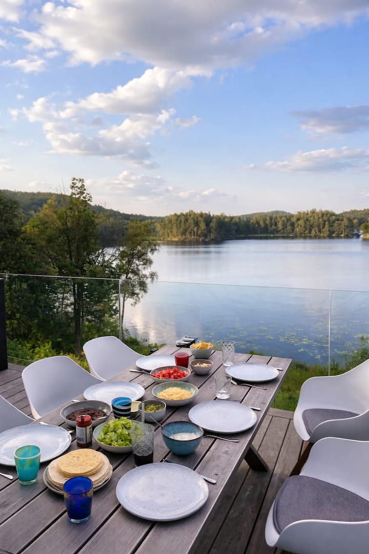 Luxury Lakefront House By Gothenburg - Aéroport de Göteborg-Landvetter (GOT)