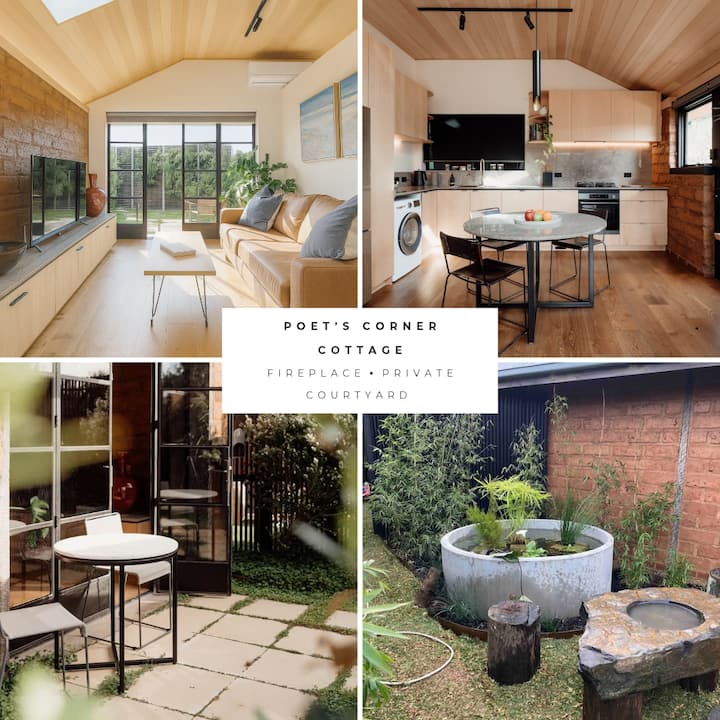 Garden Courtyard & Ensuite: Poet's Corner Cottage - フィリップ島