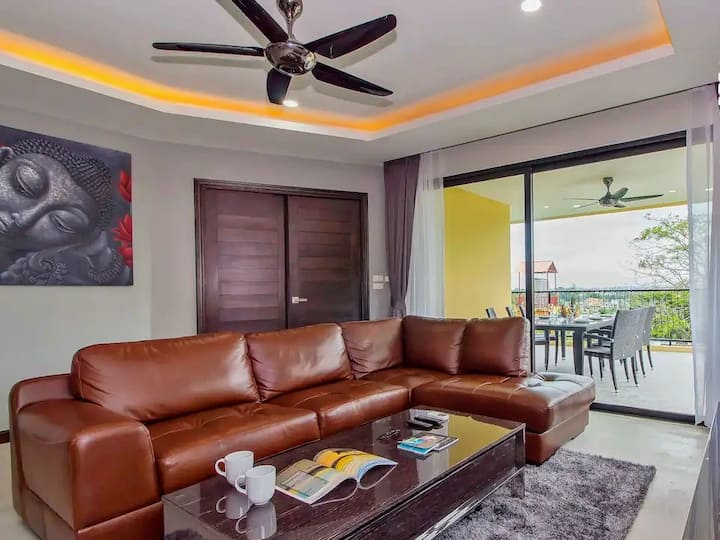 3-bed Private Apt - Rooftop Pool - Fitness Street - Phuket