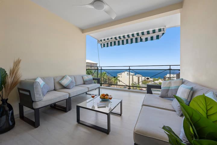 Beau T3 Litchi Vue Océan Piscine Classé 3 éToiles - Saint-Gilles, Réunion