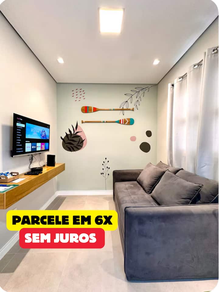 Pé Na Areia Com Wi-fi + Enxoval + Vaga - Santos, Brasil