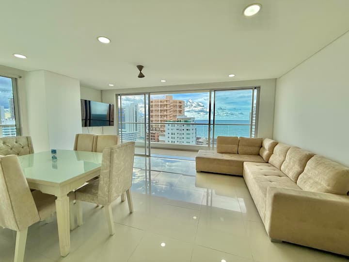 Amplio Apartamento Con Vista Al Mar P11 - Cartagena
