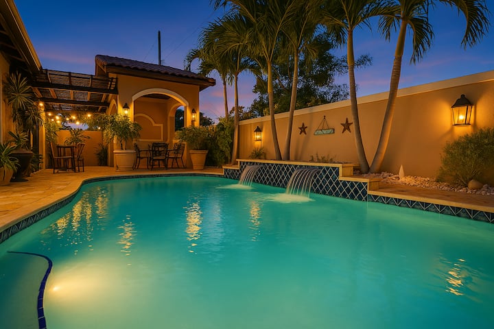 Villa De Luxe Toscane - Piscine/barbecue/spa - Fountainbleau, FL