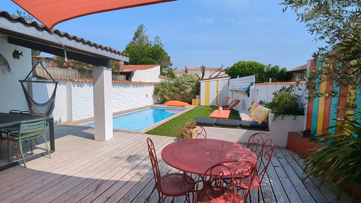 Maison 4 éToiles 10 Pers Avec Piscine Privée - La Tremblade