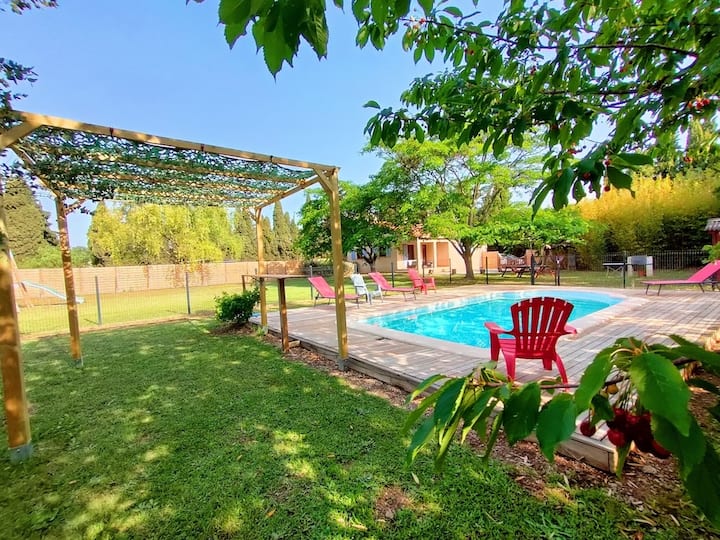 Villa A La Campagne Jardin Piscine - Ille-sur-Têt