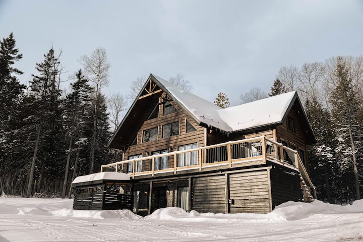 Chaleureux Chalet + Spa Et Foyer - Clermont