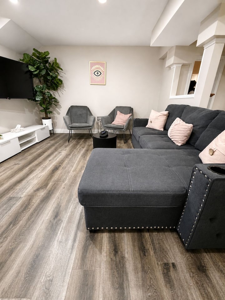 2 Bedroom Legal Basement Apartment - Ajax