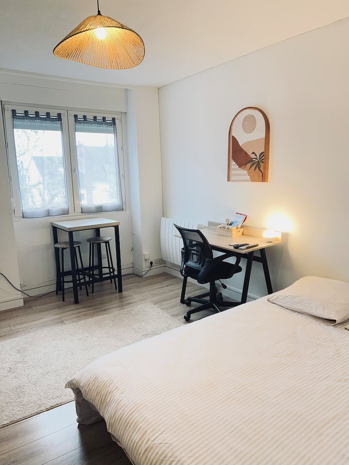 Logement Paisible - Centre - Proche Gare & Circuit - Le Mans