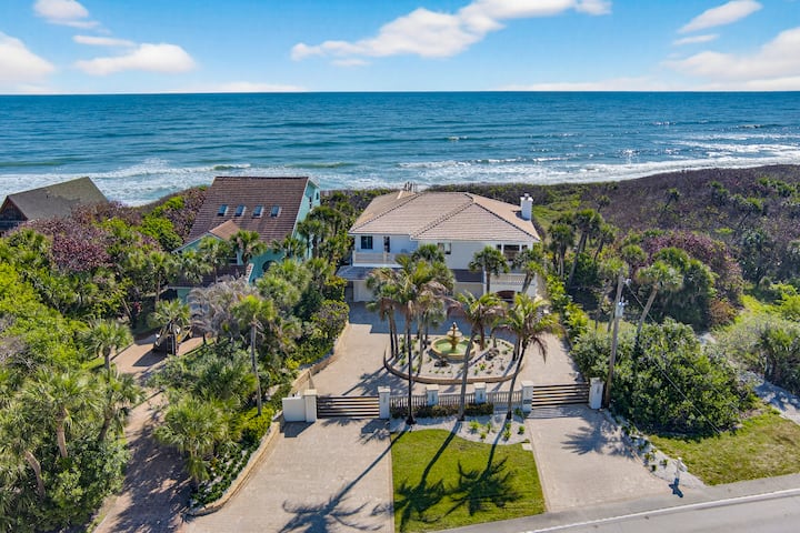 Luxury Oceanfront Estate|5br/4.5ba + Private Beach - Sebastian, FL