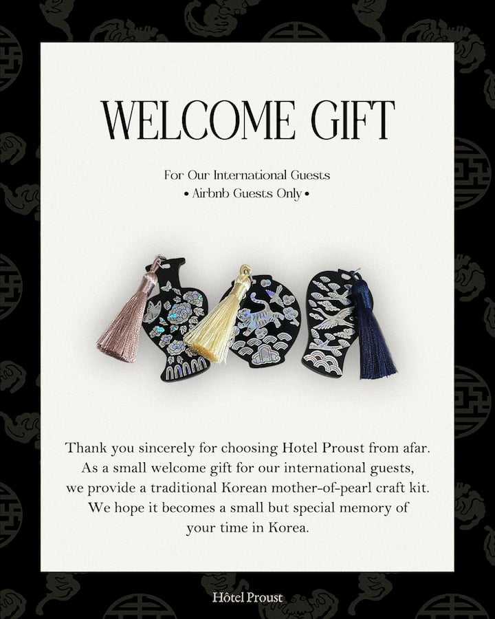 [Hotel Proust - 2f]부산항대교 오션뷰/웰컴디저트&루프탑/이재모피자 배달 O - Busan