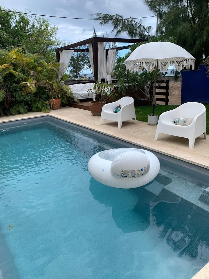 Villa Piscine Accès Plage Direct Confort - Saint-Gilles les Bains