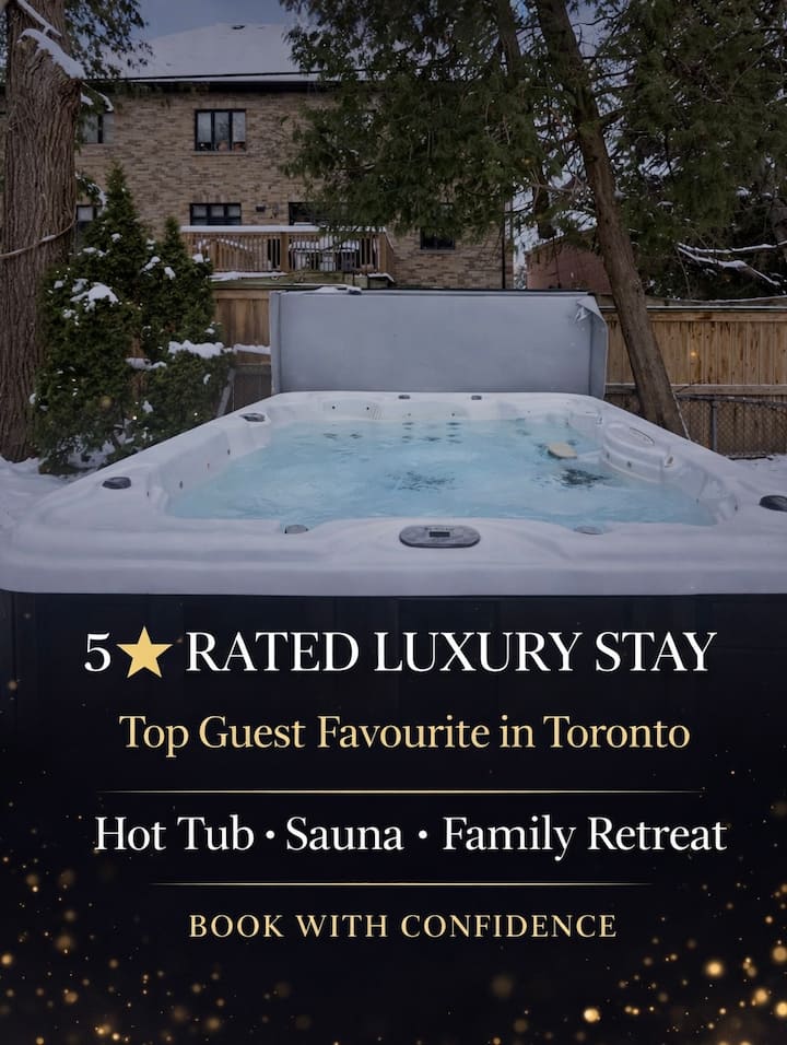 Hot Tub+outdoor Sauna | Playground Backyard Escape - Vaughan