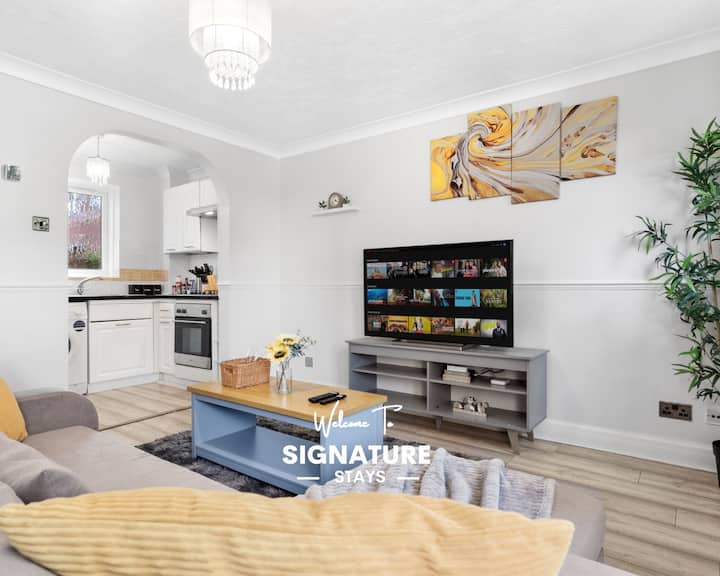 Cozy 1-bed Near Harry Potter Studios, Free-parking - St Albans