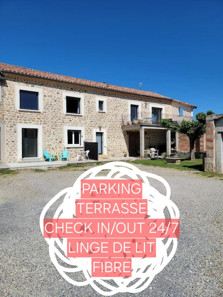 T2 Au Calme Dans Ferme Rénovée - Ardèche