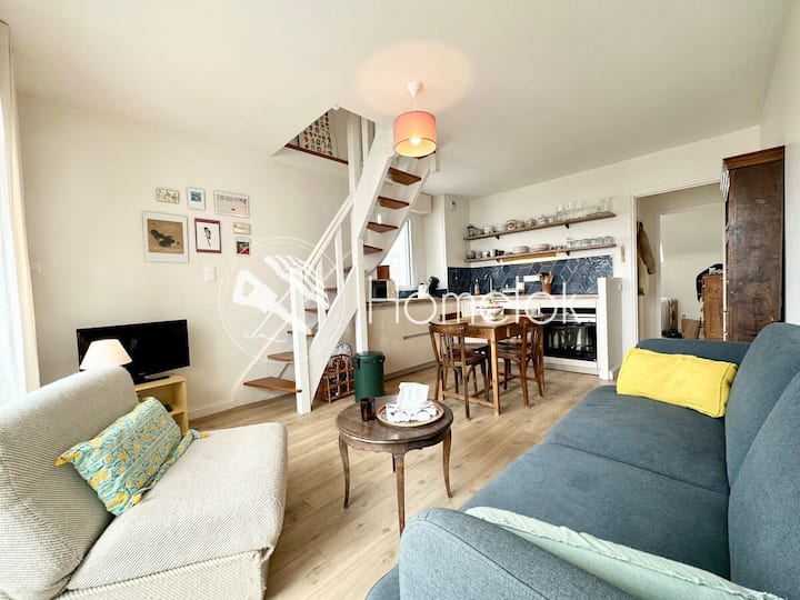 Charmant Duplex T3 Hyper Cocooning - Plage de Quiberon