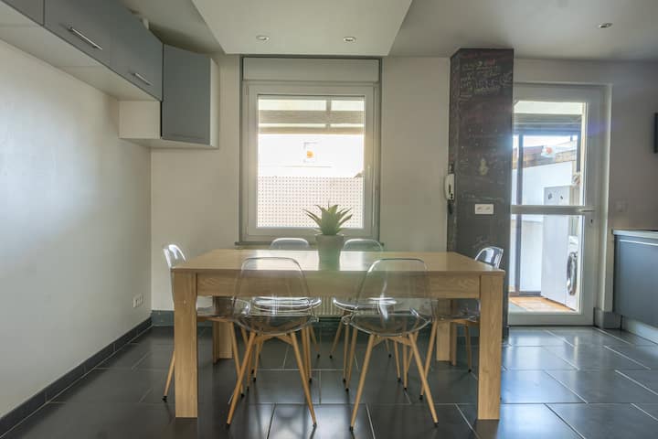 Le Sans Soucis/jardin/2 Chambres/1 Espace Couchage - Colmar