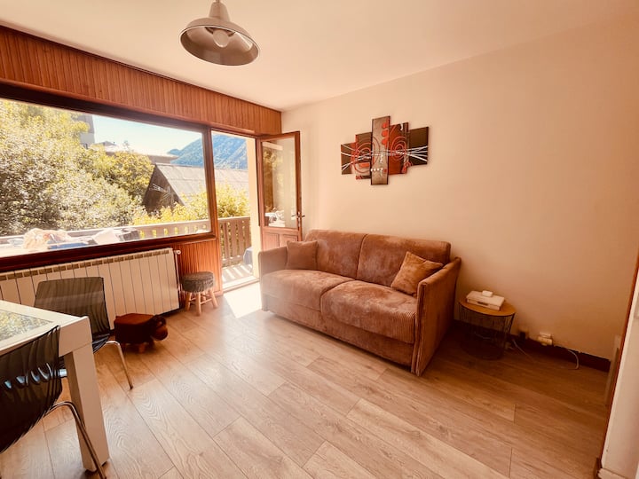 T2 Vue Mt-blanc! Parking Les Barrats - Chamonix-Mont-Blanc