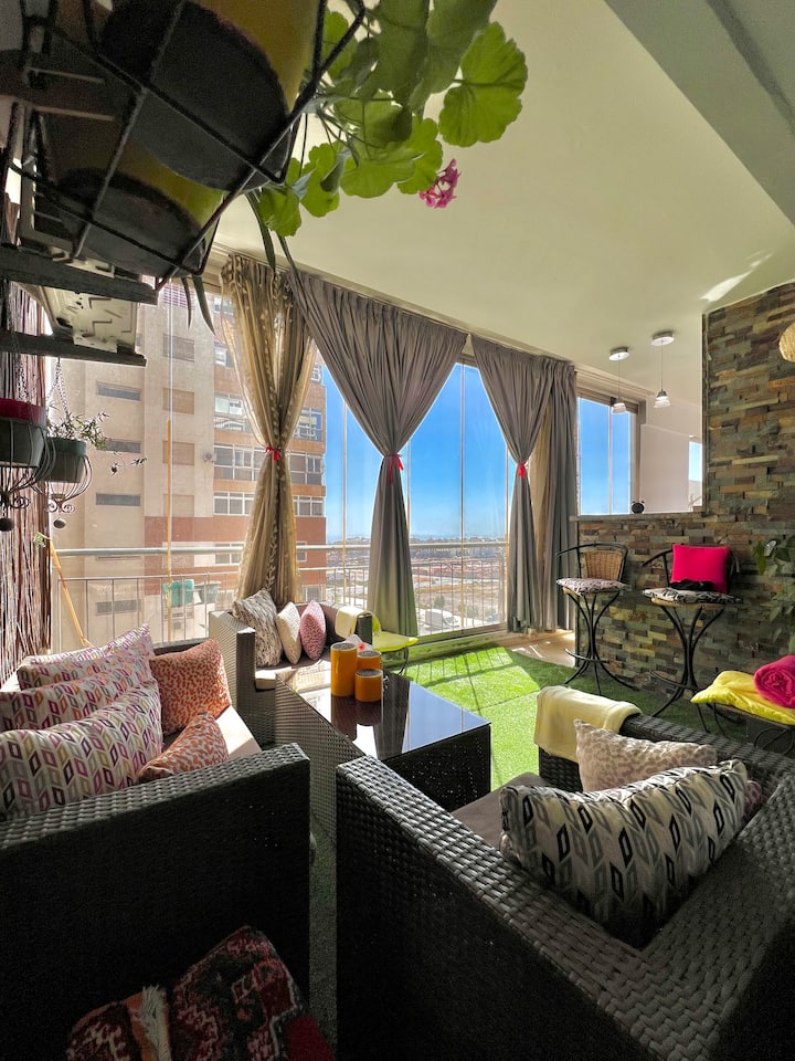 ÉLégant Et Spacieux Appartement Vue Mer à Agadir - Agadir