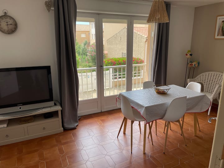 A 1min De La Plage  - Appart T2 Spacieux - Wifi - Valras-Plage