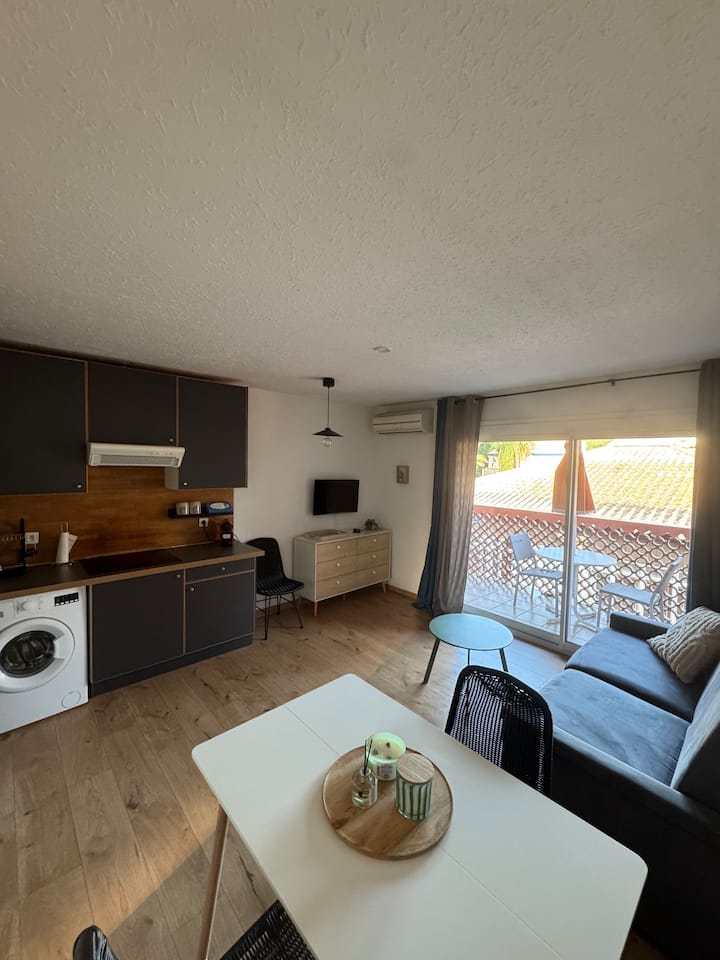 Appartement Cosy Pour 4 Pers Avec Parking - Canet-en-Roussillon