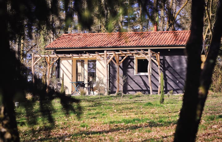 Au Passé Composé, Chalet Climatisé Dans Les Bois - Périgord
