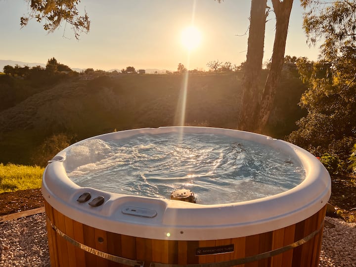 Long Canyon Studios Nordic Hot Tub Spa Fire Pit - Los Olivos, CA