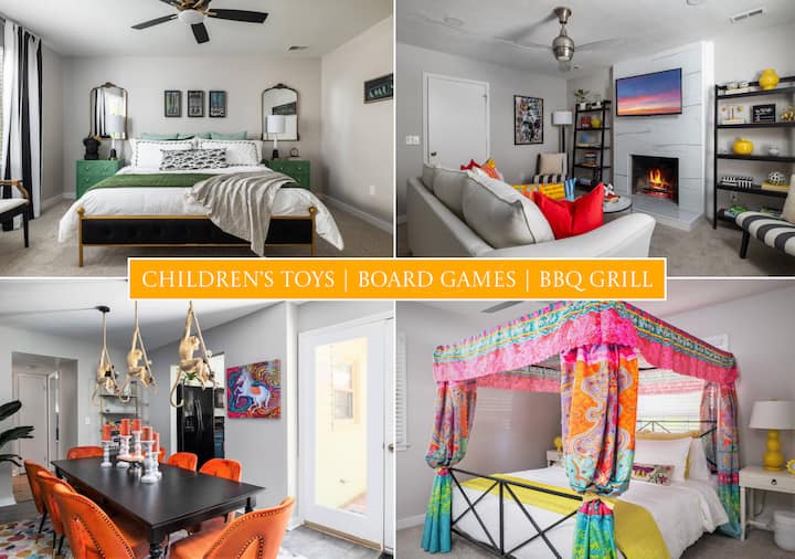 Bright High Point Home | Lake Access | Bbq - High Point, NC