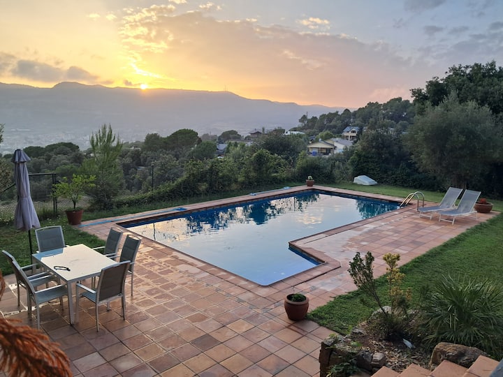 Casa En El Montseny Con Piscina Particular - Seva