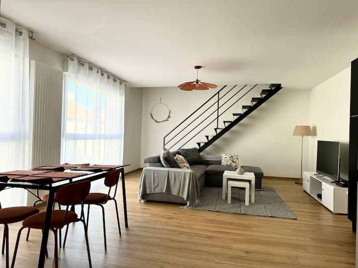Le Duplex 80 M2 Et Son Parking Privé - Reims