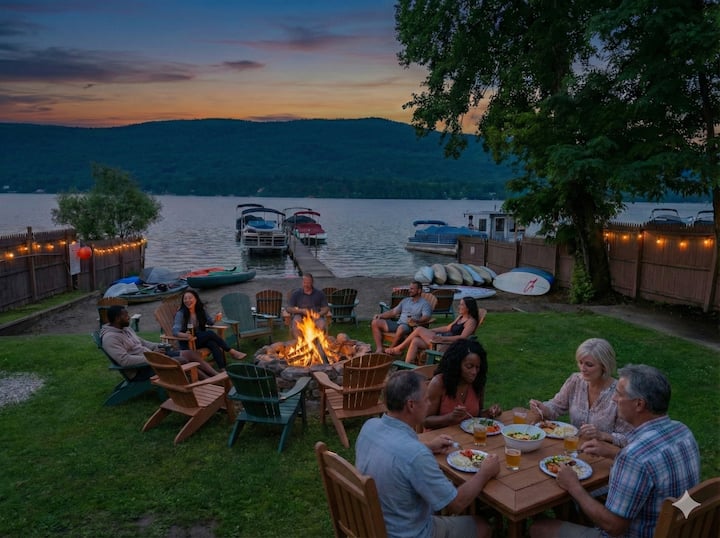 Lakefront Social Retreat: Poolside 2br Suite - Lake George, NY