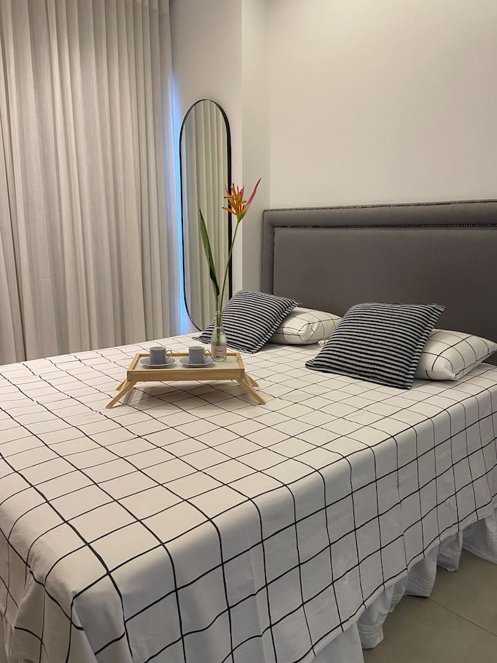 Flat Charmoso Com Vista Linda No Vertigo - Campo Grande