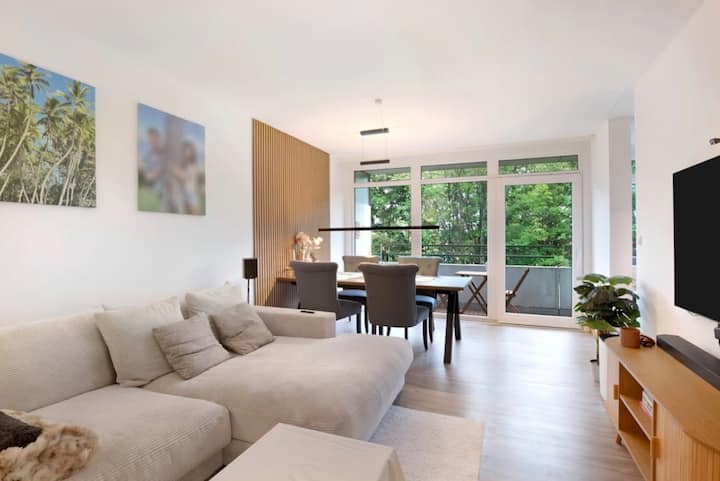 Stilvolles Apartment Mit Design-küche & Homeoffice - Munich (Monacor di Baviera)