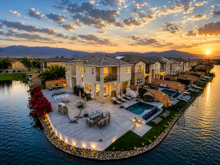 Lakefront Escape | Heated Spool, Game Loft & More - Indio, CA