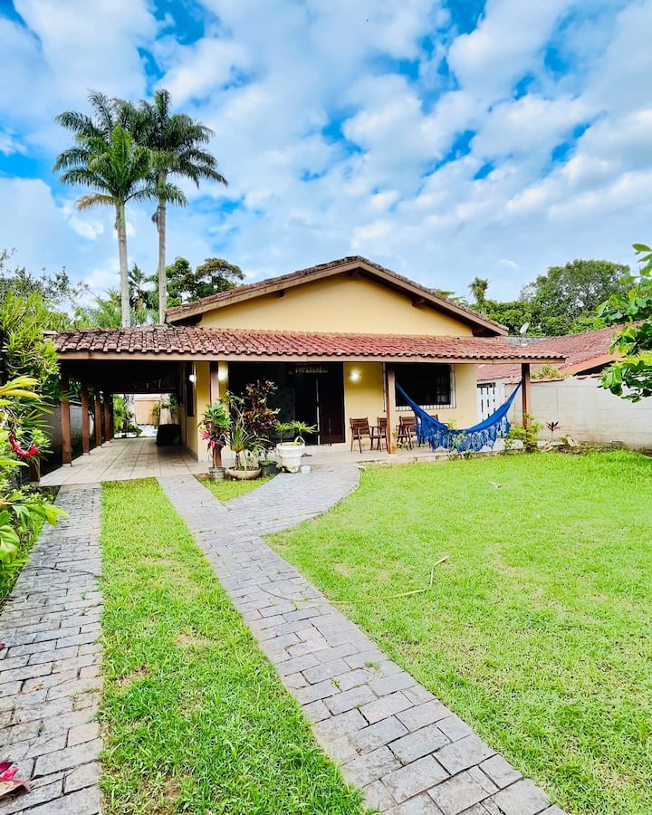 Casa A Veraneio Na Praia De Boraceia - São Sebastião