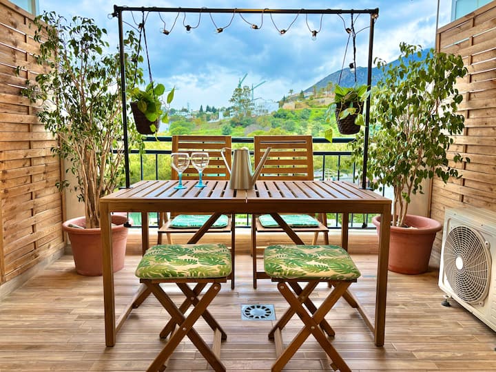 Bright Modern Apartment Near Beach+parking+wi-fi - Benalmádena