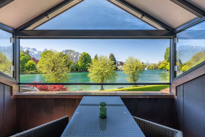 Bijou Am Thunersee | Sauna, Kamin & Seeblick - Spiez