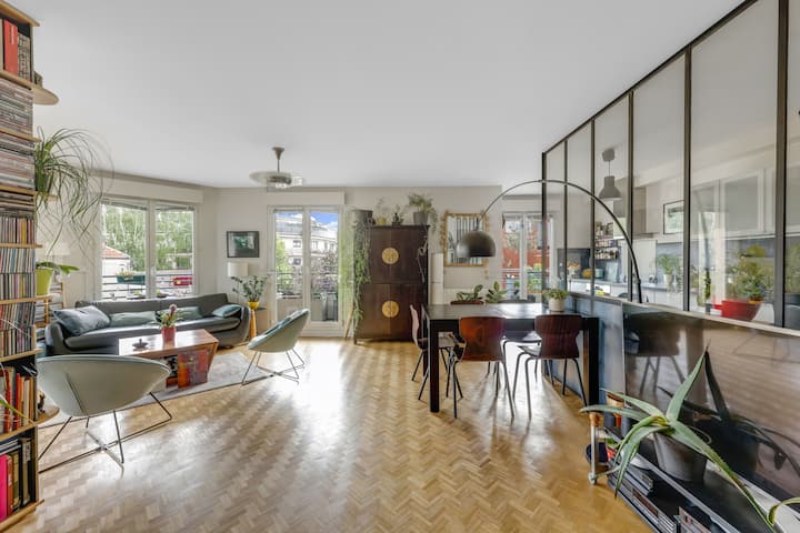 90 M2 Chic, Cosy, Style Loft, 6mn Paris/3 Mn Métro - Les Lilas