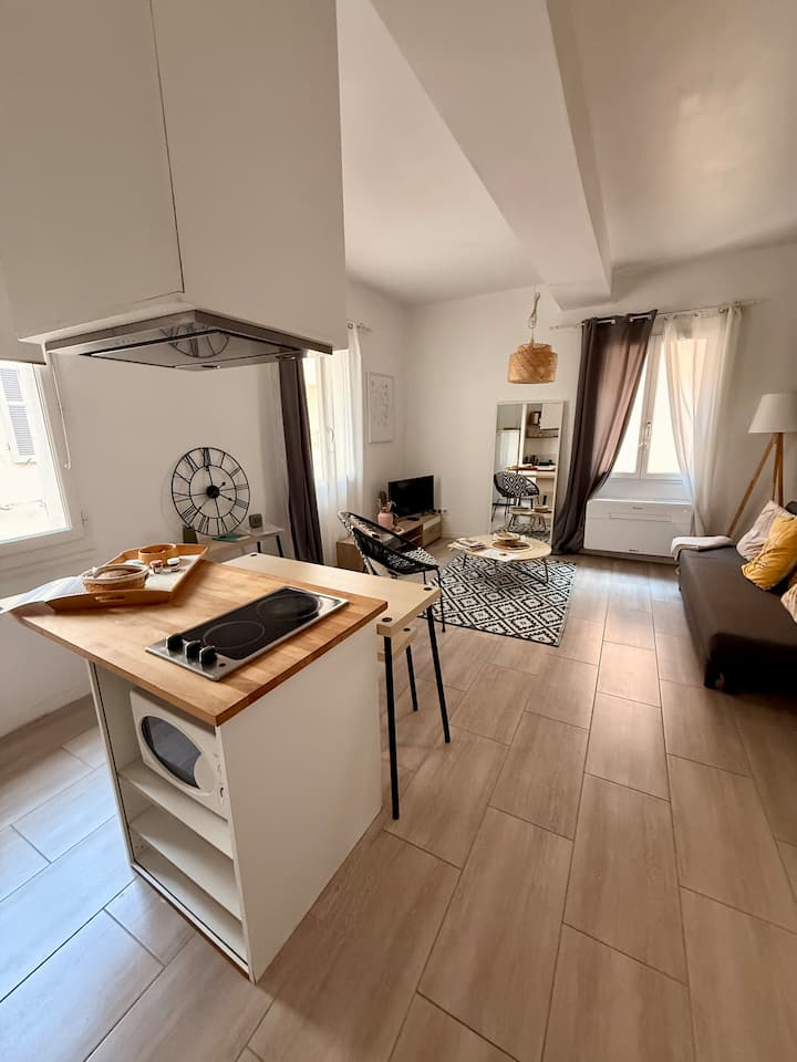 T2 Climatisé Au Cœur D’aix : ÉVasion Artistique - Aix-en-Provence