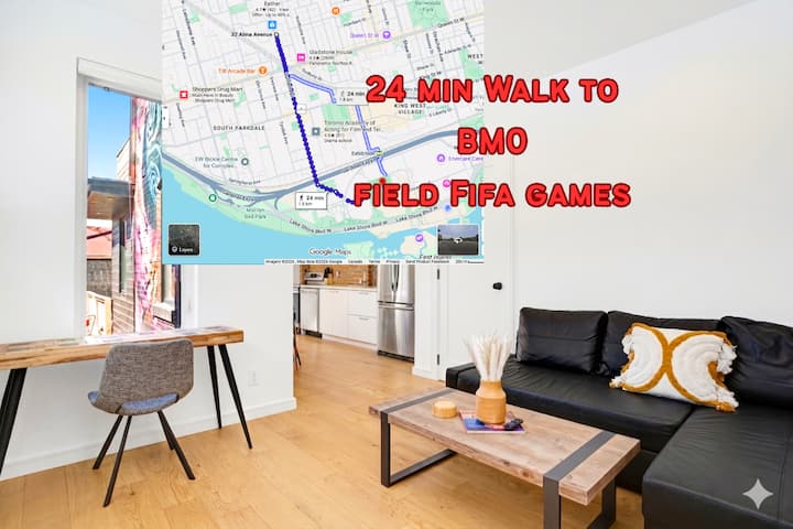 Walk To Fifa! Modern 1 Bdr Apartment. - Toronto