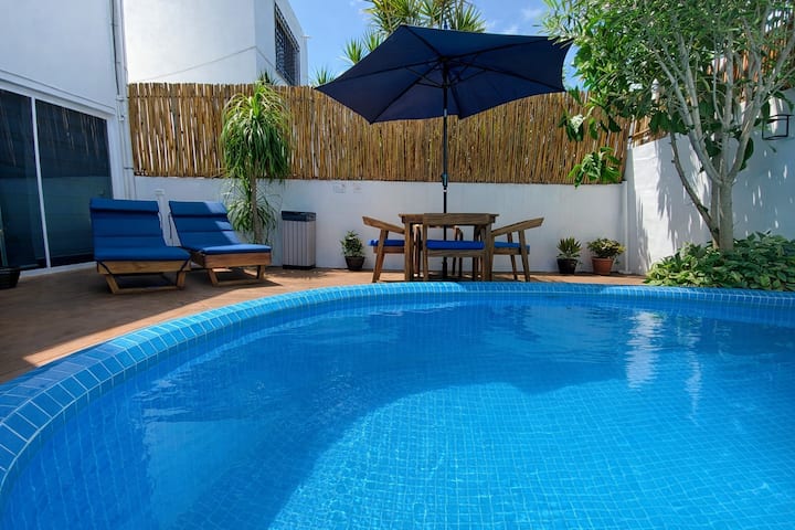 Lovely Pool View Room, Close To Center & Beach - Cancún