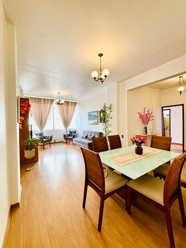 Copacabana Ap. Close Beach(p. 4)/close Metro/1 Gar - Rio de Janeiro