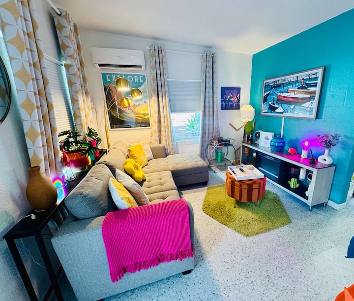 The Flamingo Palms Private 1bd 1ba Unit In Duplex - Palm Springs, CA