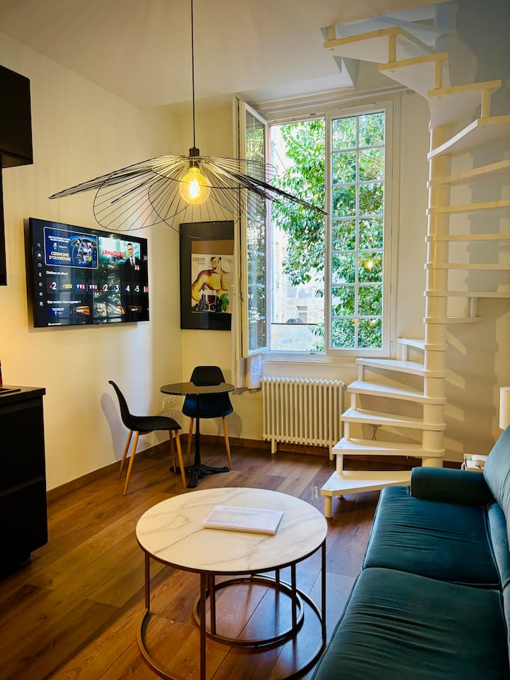 Duplex With Mobile Aircon Near Place De La Bourse - Bordeaux