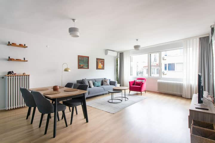 2br Bright Kadıköy Apartment & Ac In Every Room - Maltepe