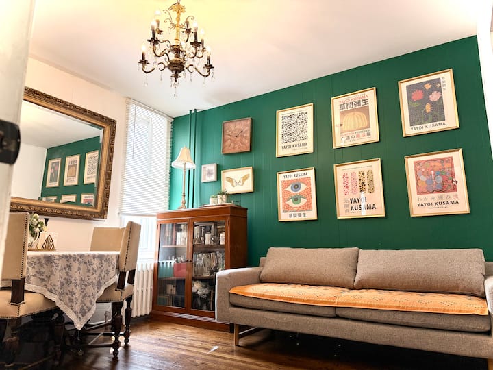 The Teal Manor | 2 Chambres | Brownstone | À Quelques Minutes De New York | Metlife - North Bergen, NJ