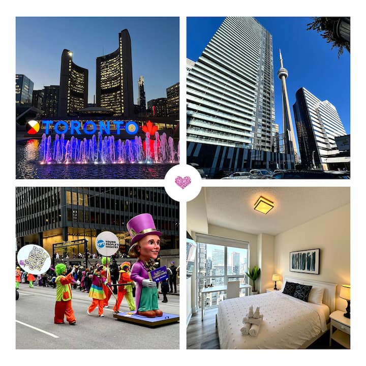 Dtrogerscenter  3bd2ba King Bed  Parking Lakeview - Toronto