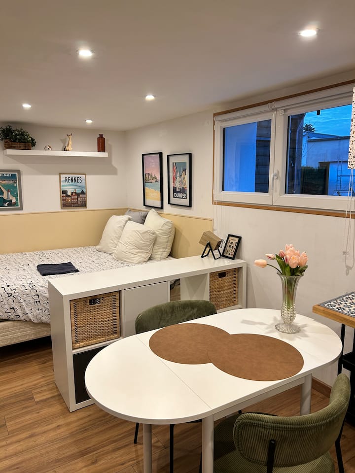 Studio Cosy Calme
Près Parc Expo, Aéroport - Aéroport Rennes Bretagne (RNS)