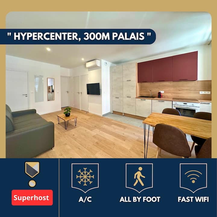 Le Piéton 101 : Palais, Croisette & Plages à 300m - Cannes