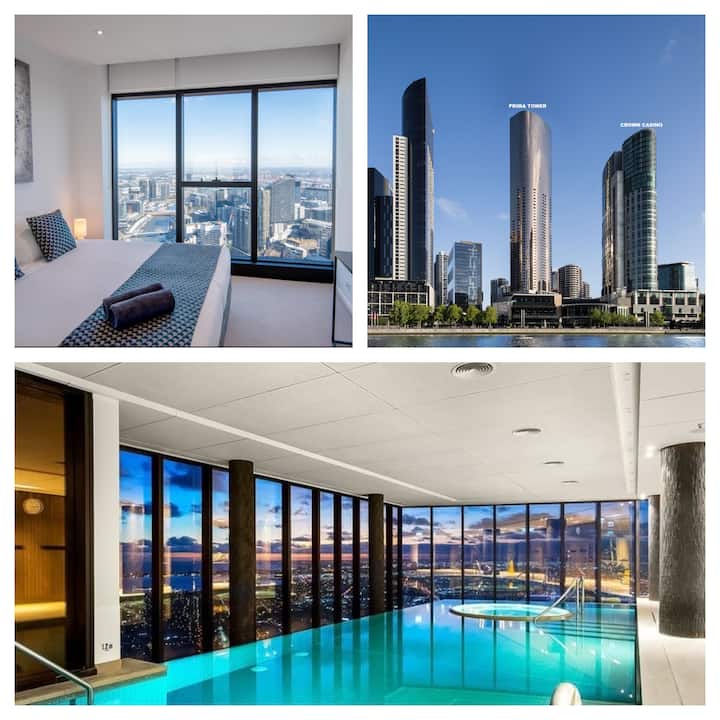 Prima Tower– Premium Apt. With City & Flames Views - Melbourne